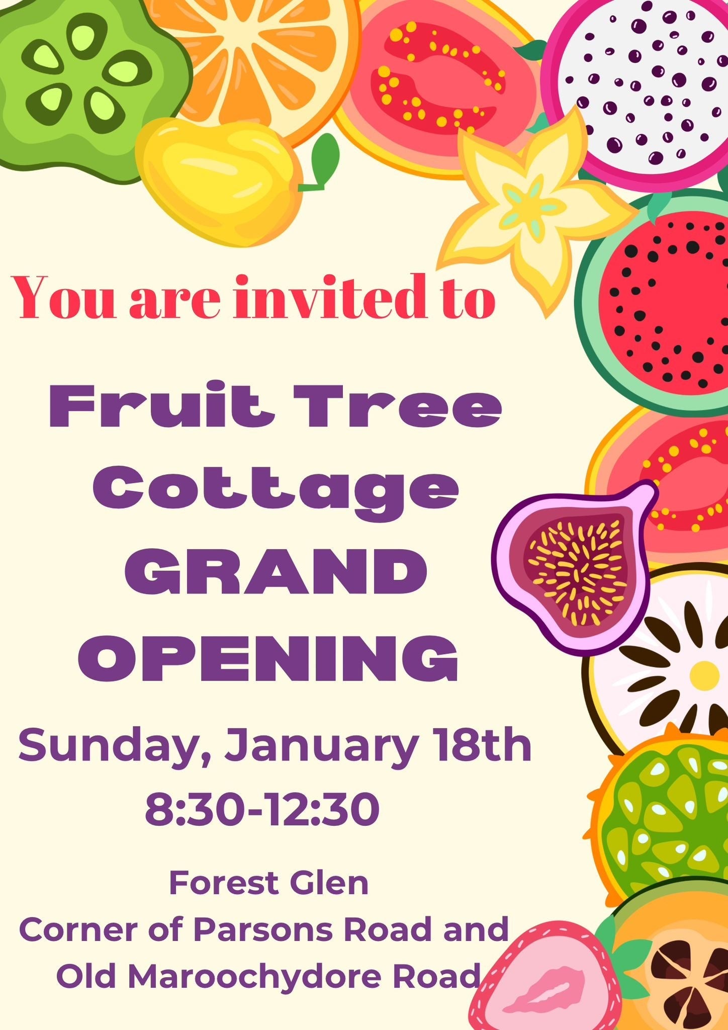 We open tomorrow! – Fruit Tree Cottage